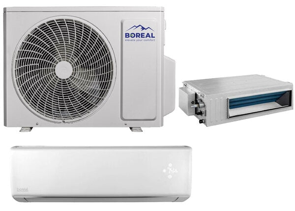 Boreal 36,000 BTU 21 SEER2 Dual Zone Wall Mounted/Slim Duct Mini Split – Supply Shop