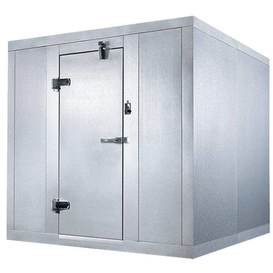 Coldline WFS6X6 6' x 6' Indoor Walk-in Freezer Box, Stainless Steel ...